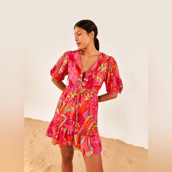 FARM Rio | Dresses | Farm Rio Fruit Brush Minidress | Poshmark